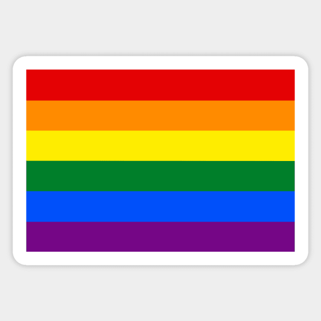 Gay Pride Flag Flag Sticker Teepublic